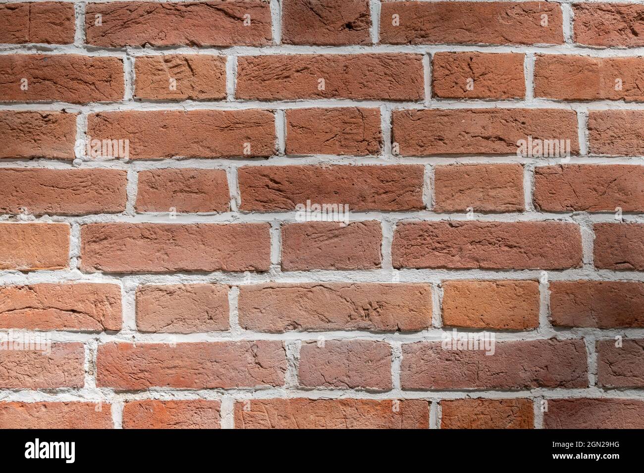 Fragment of a 18th century brick wall. Vintage bricks. Old wall Stock ...
