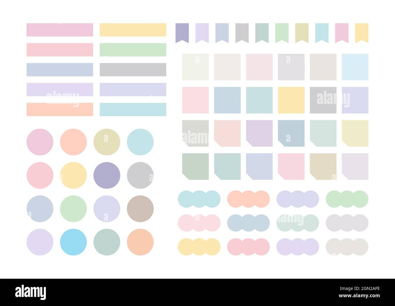 Cute pastel illustrations hi-res stock photography and images - Alamy