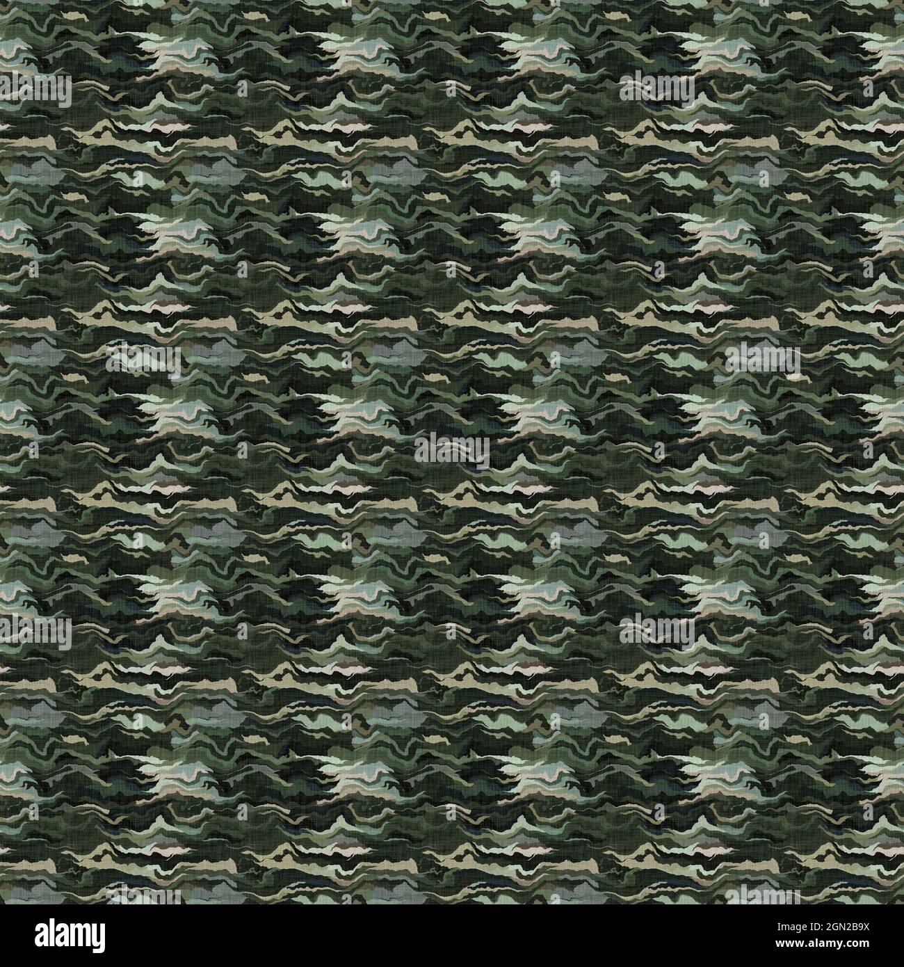 Camouflage dark underbrush wood style texture material. Seamless ...