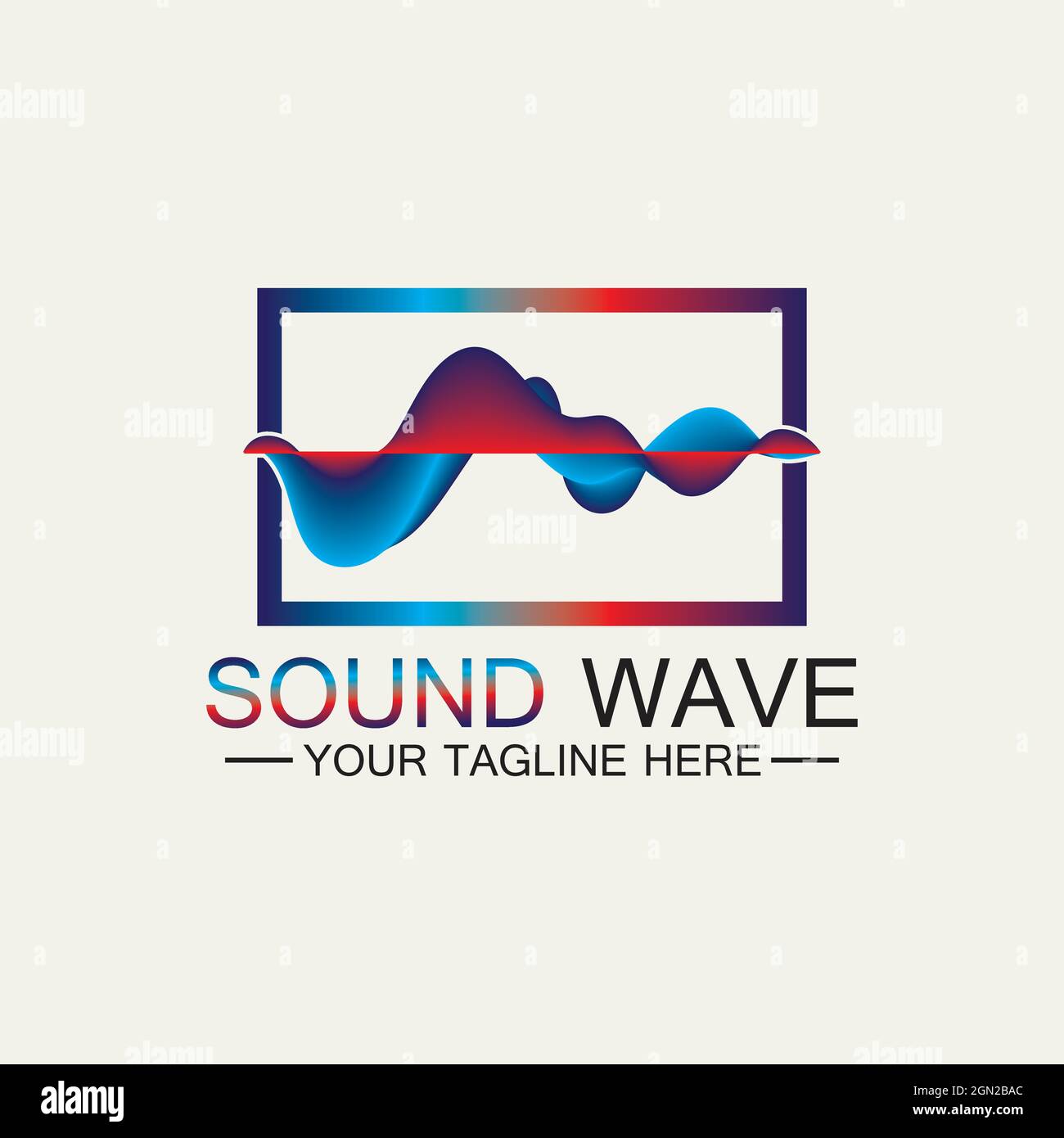 Multicolored abstract fluid sound wave logo Vector illustration design ...