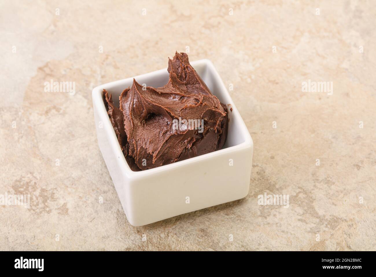 Chocolate spread with nazelnut spread Stock Photo - Alamy
