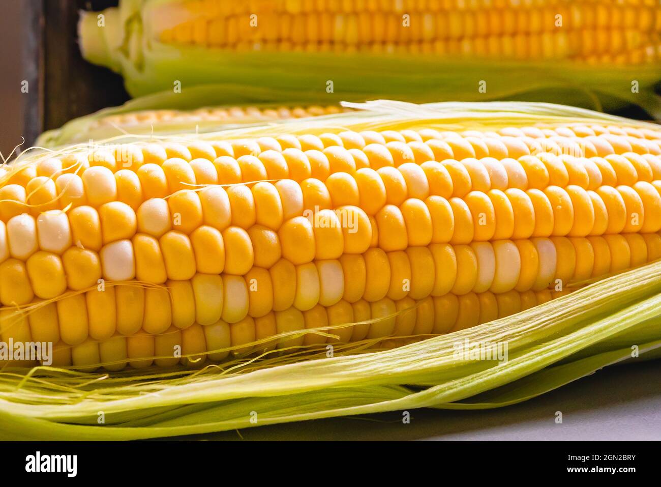 Golden cornflakes hi-res stock photography and images - Alamy