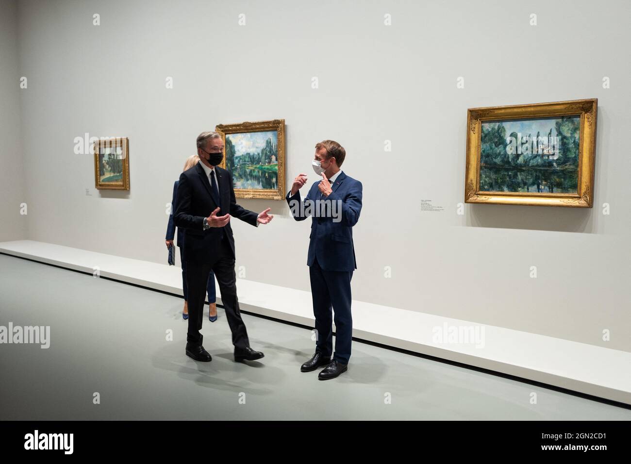 Paris, France on September 21, 2021. Bernard Arnault, CEO of LVMH and ...
