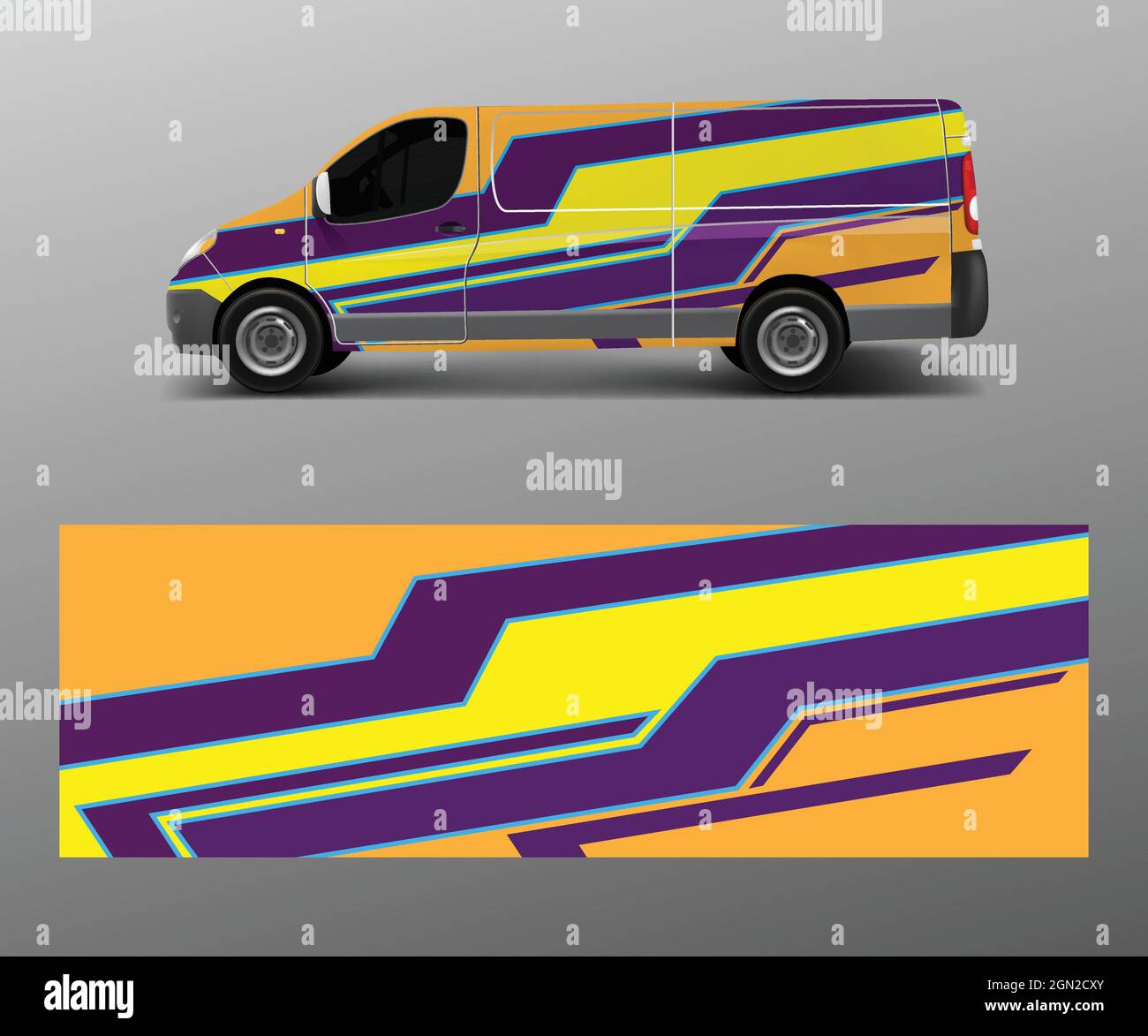 Van template hi-res stock photography and images - Alamy