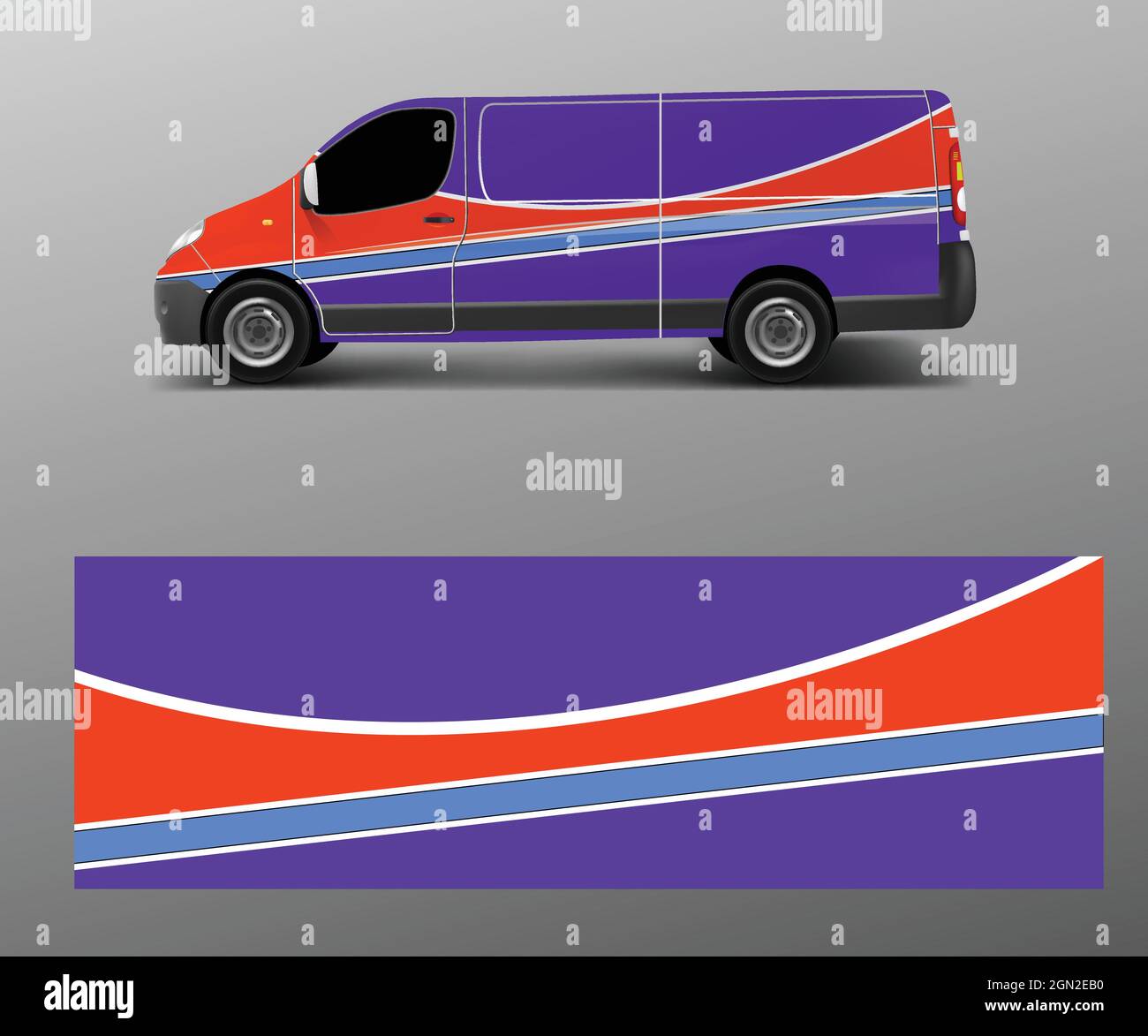 Car decal van designs . Wrap designs template vector Stock Vector Image ...