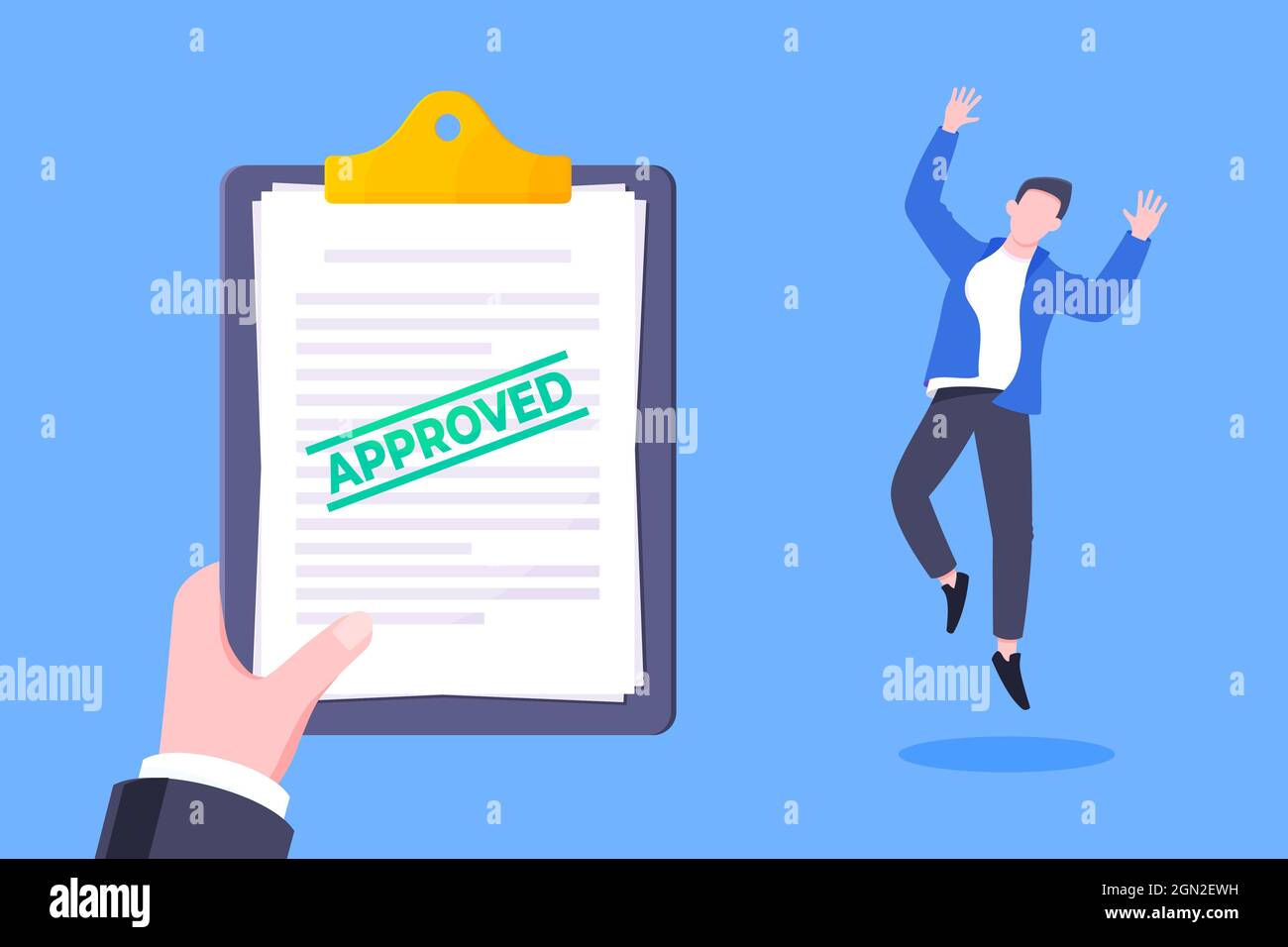 Project approve Stock Vector Images - Alamy