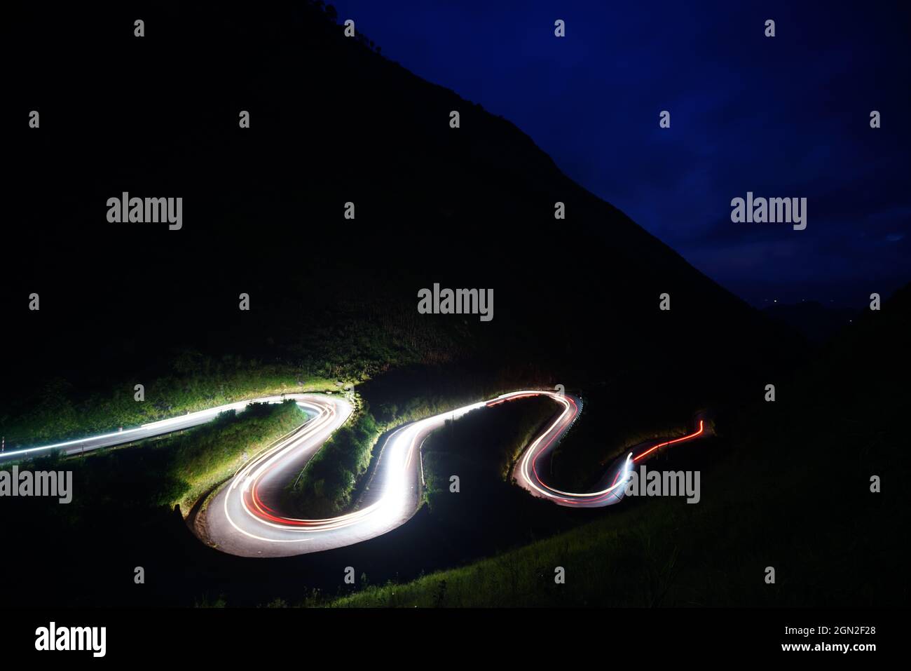 Tham Ma pass in Ha Giang province northern Vietnam Stock Photo - Alamy