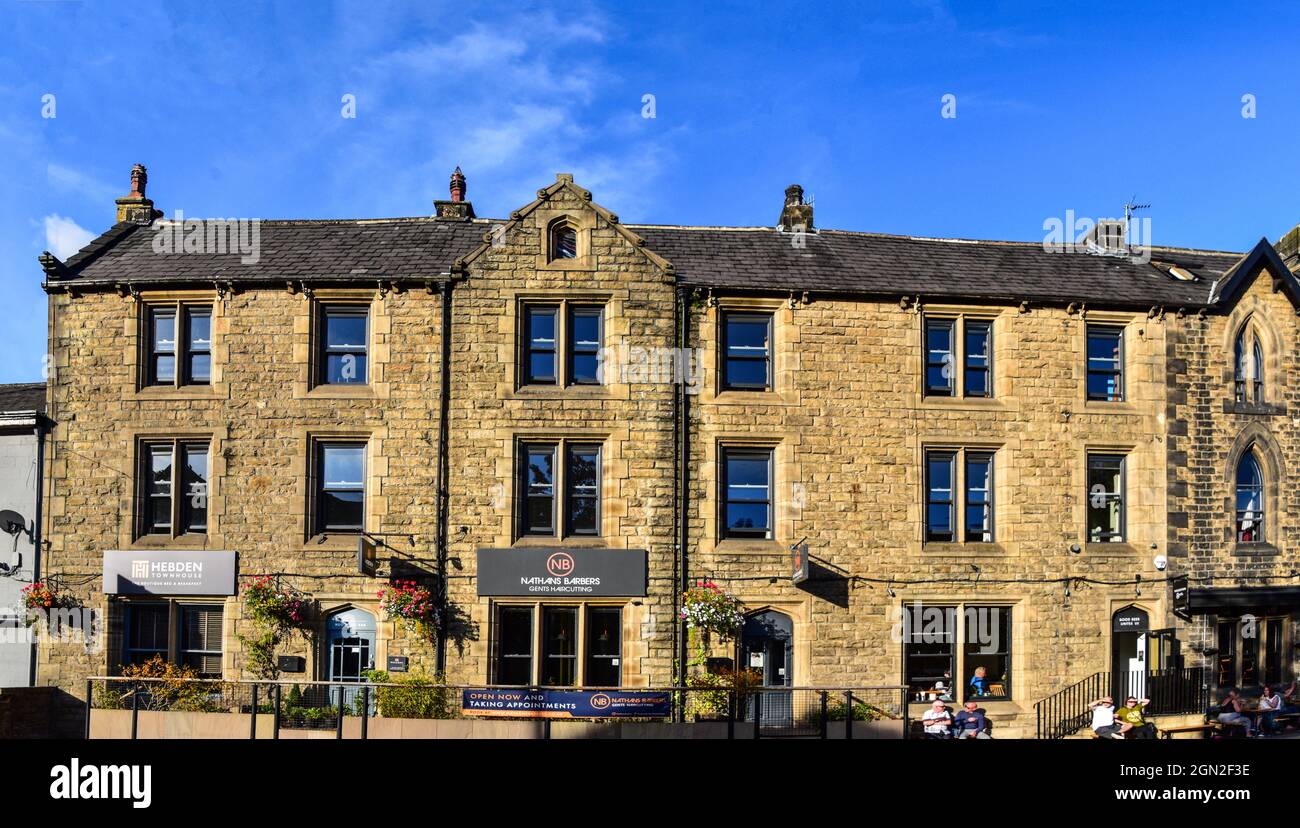 Hebden Townhouse, Hebden Bridge, Calderdale, West Yorkshire Stock Photo ...