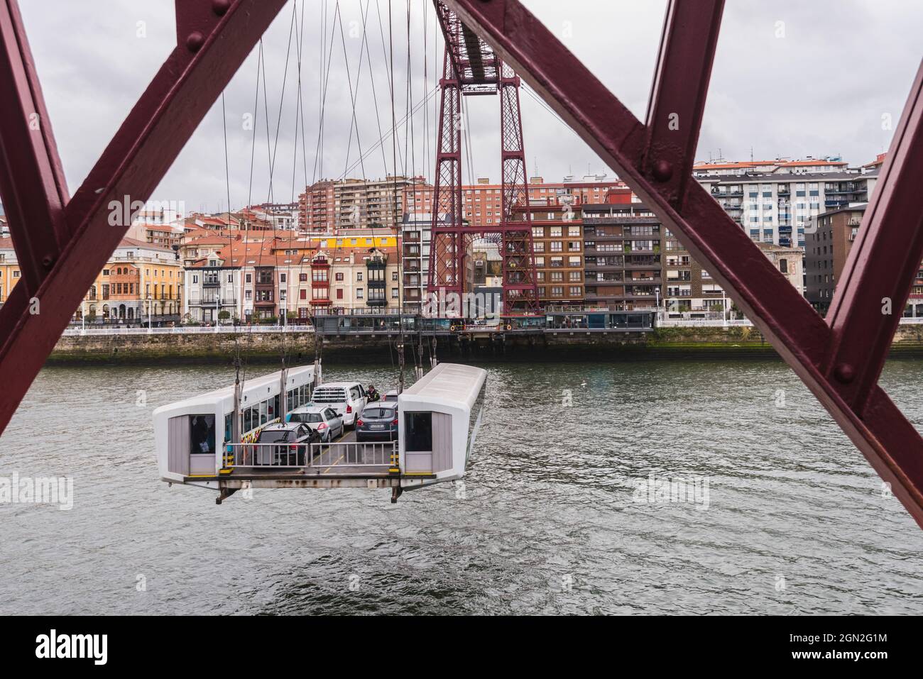 SPAIN, SPANISH BASQUE COUNTRY. BISCAY. WORLD'S LARGEST TRANSPORTER ...