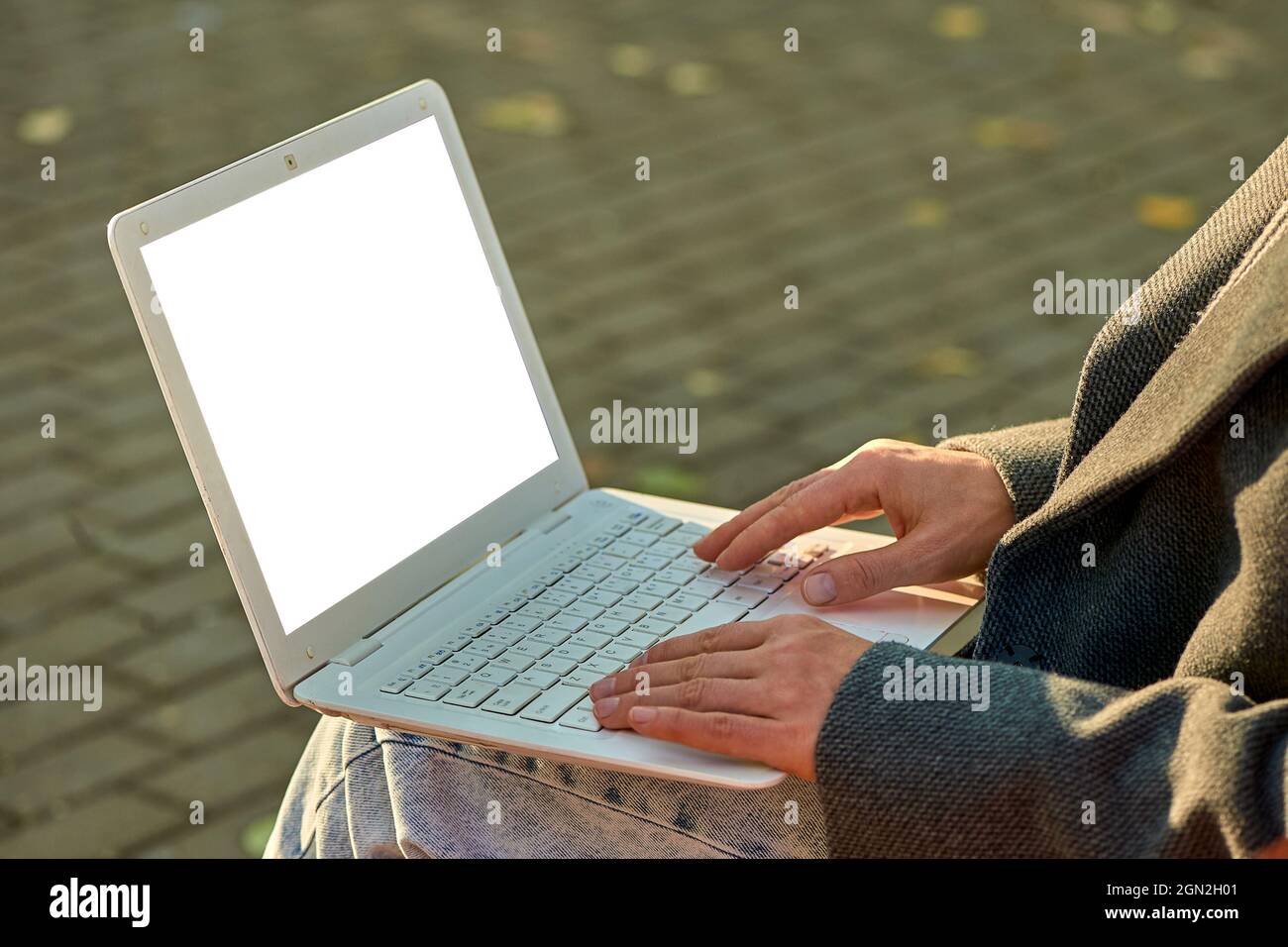 Laptop keyboard mockup hi-res stock photography and images - Alamy