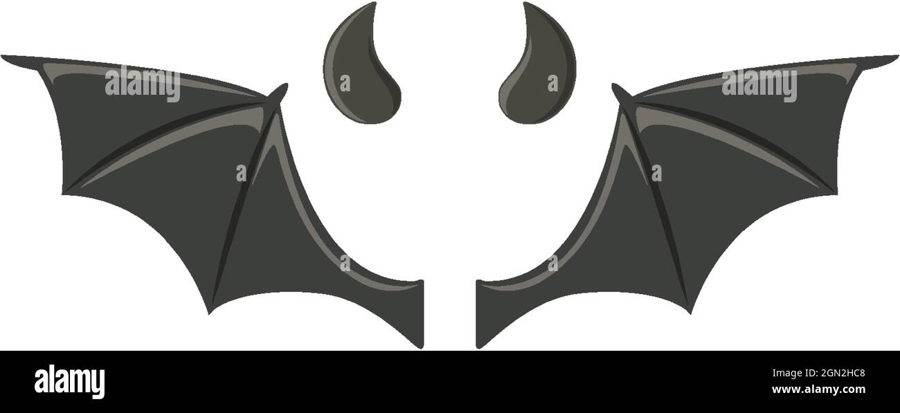 Devil and angel design elements illustration Stock Vector Image & Art ...