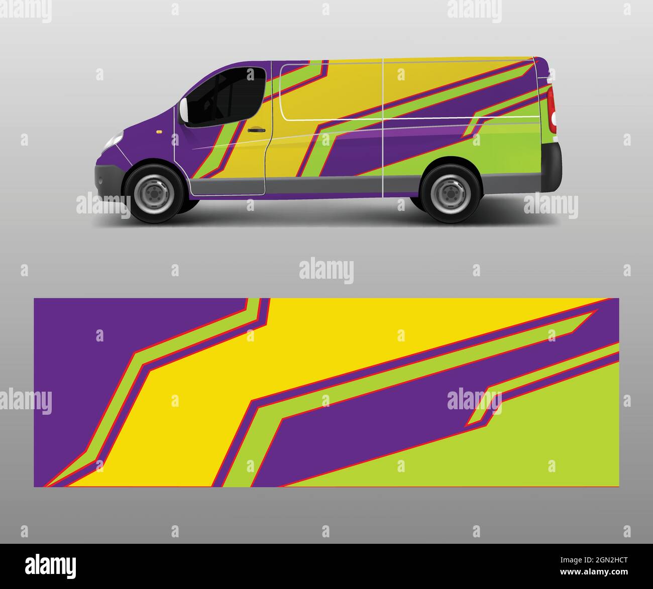 Graphic abstract wave designs for wrap vehicle, race car, branding car ...