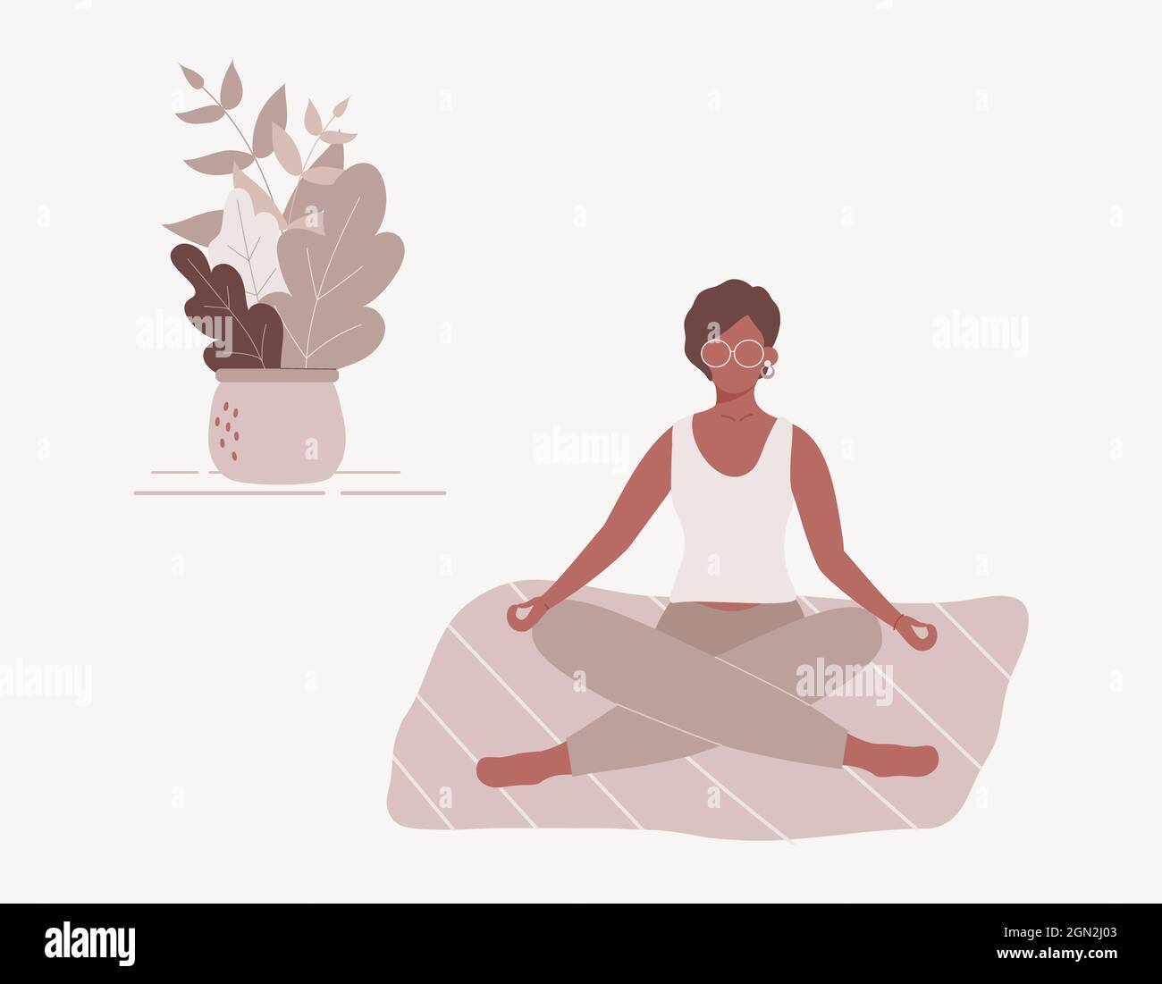 African woman sitting hands on legs hi-res stock photography and images ...