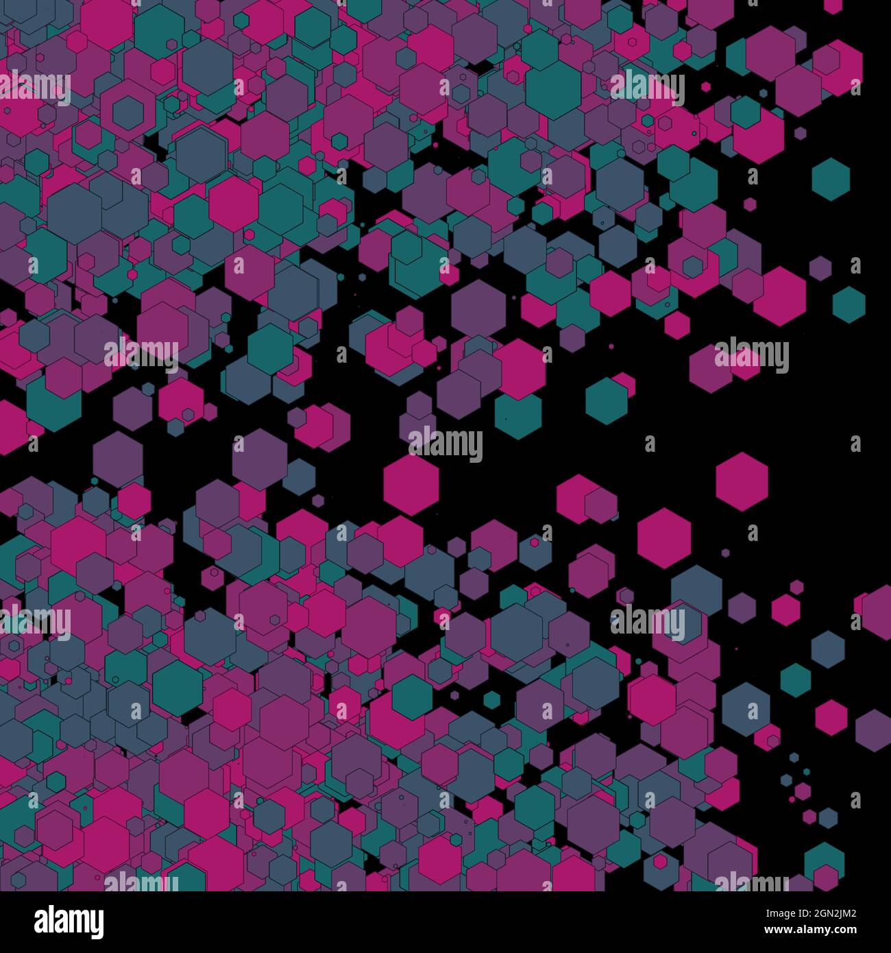 Colorful Universe Distribution Computational Generative Art background ...
