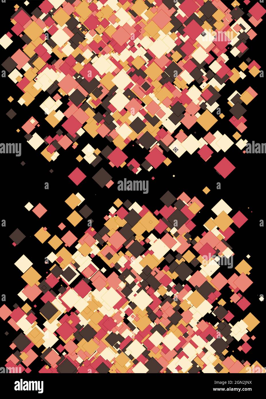 Colorful Universe Distribution Computational Generative Art background ...