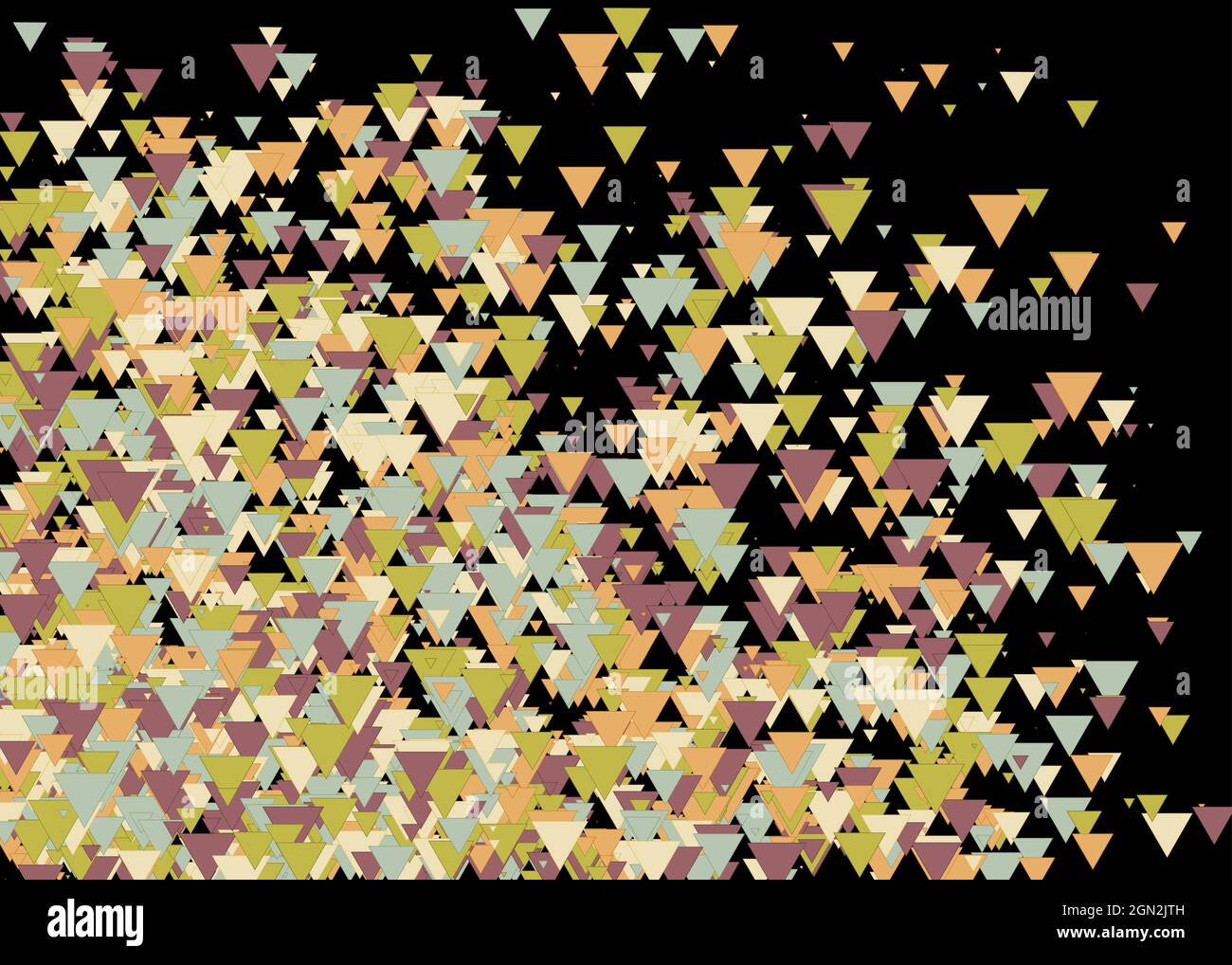 Colorful Universe Distribution Computational Generative Art background ...