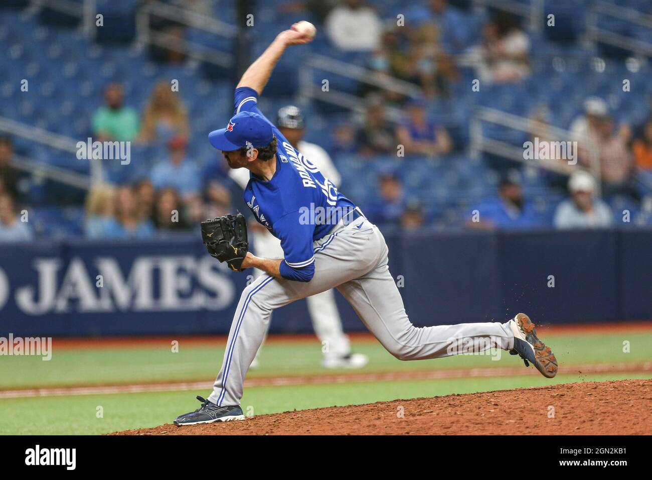 St. Petersburg, FL. USA; Toronto Blue Jays starting pitcher Jordan ...