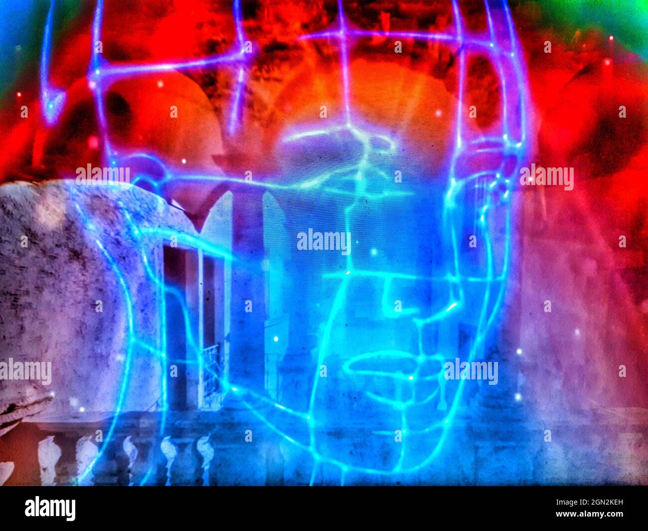 Face, artificial intelligence concept Stock Photo - Alamy