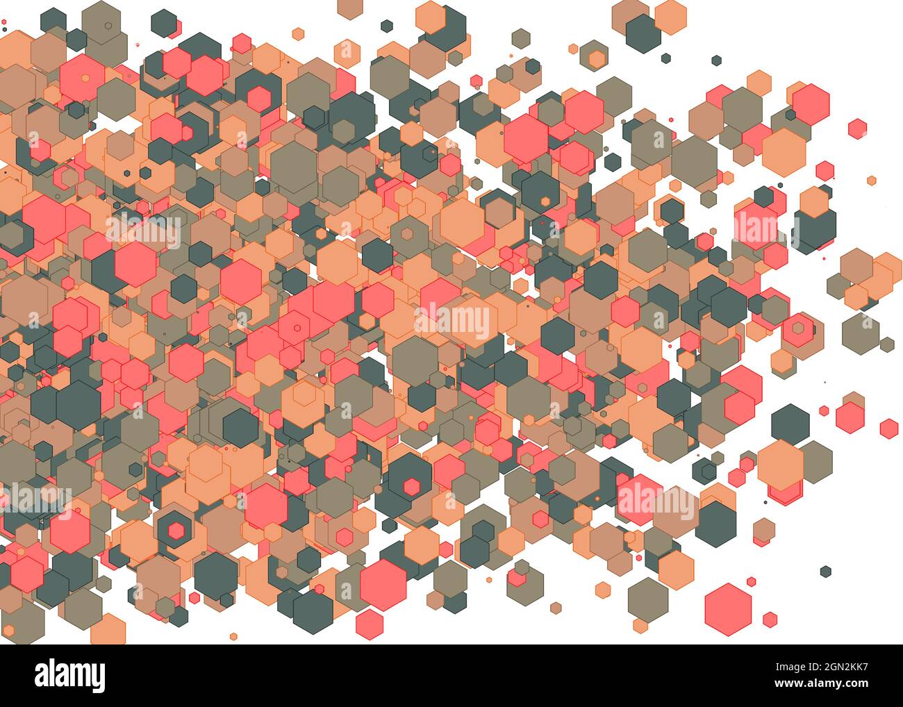 Colorful Universe Distribution Computational Generative Art background ...