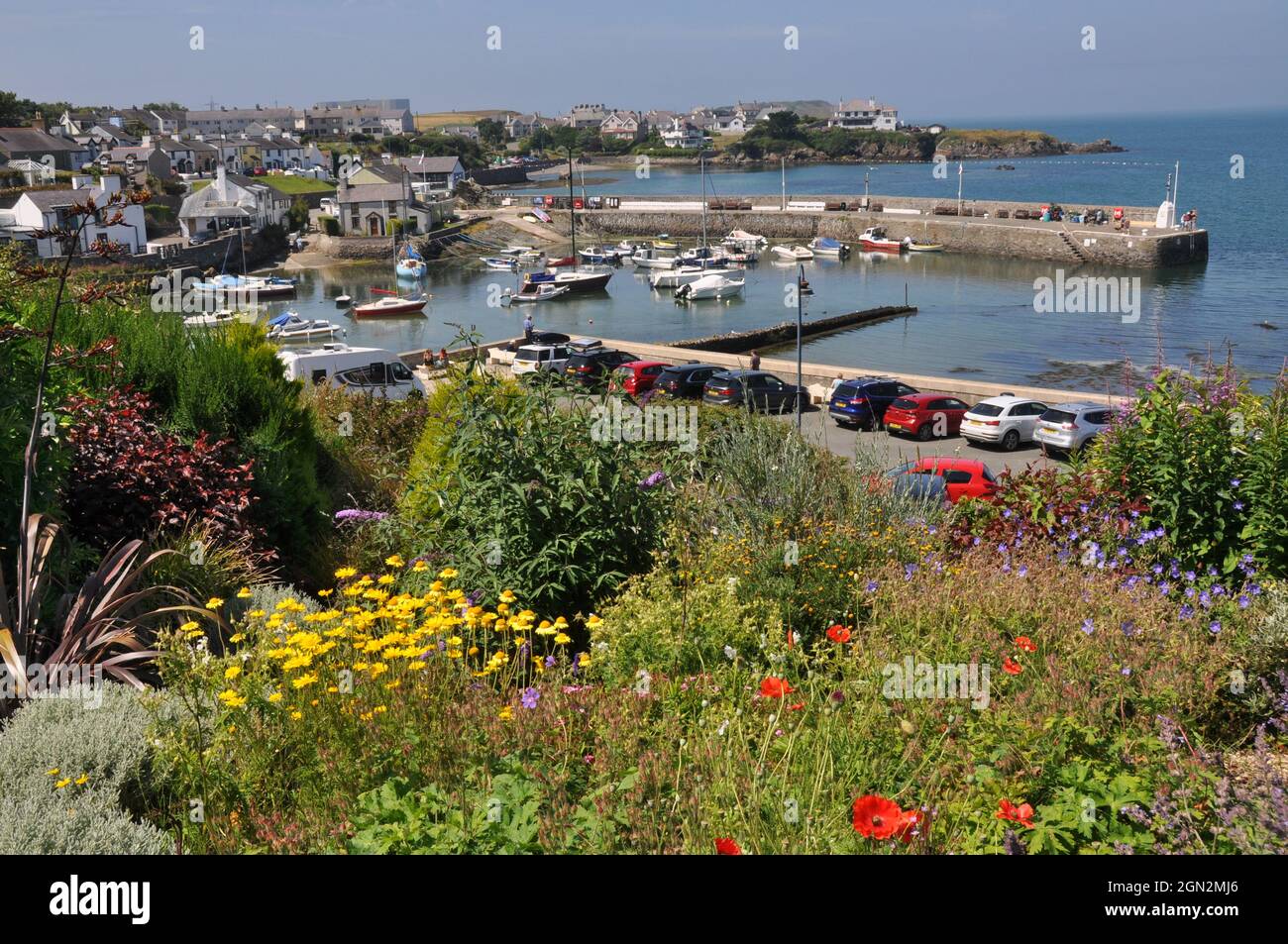 Cemaes bay, Anglesey, prettiest village on the Island Stock Photo - Alamy