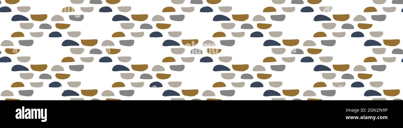 Masculine geometric seamless border pattern. Classic retro geo shape ...