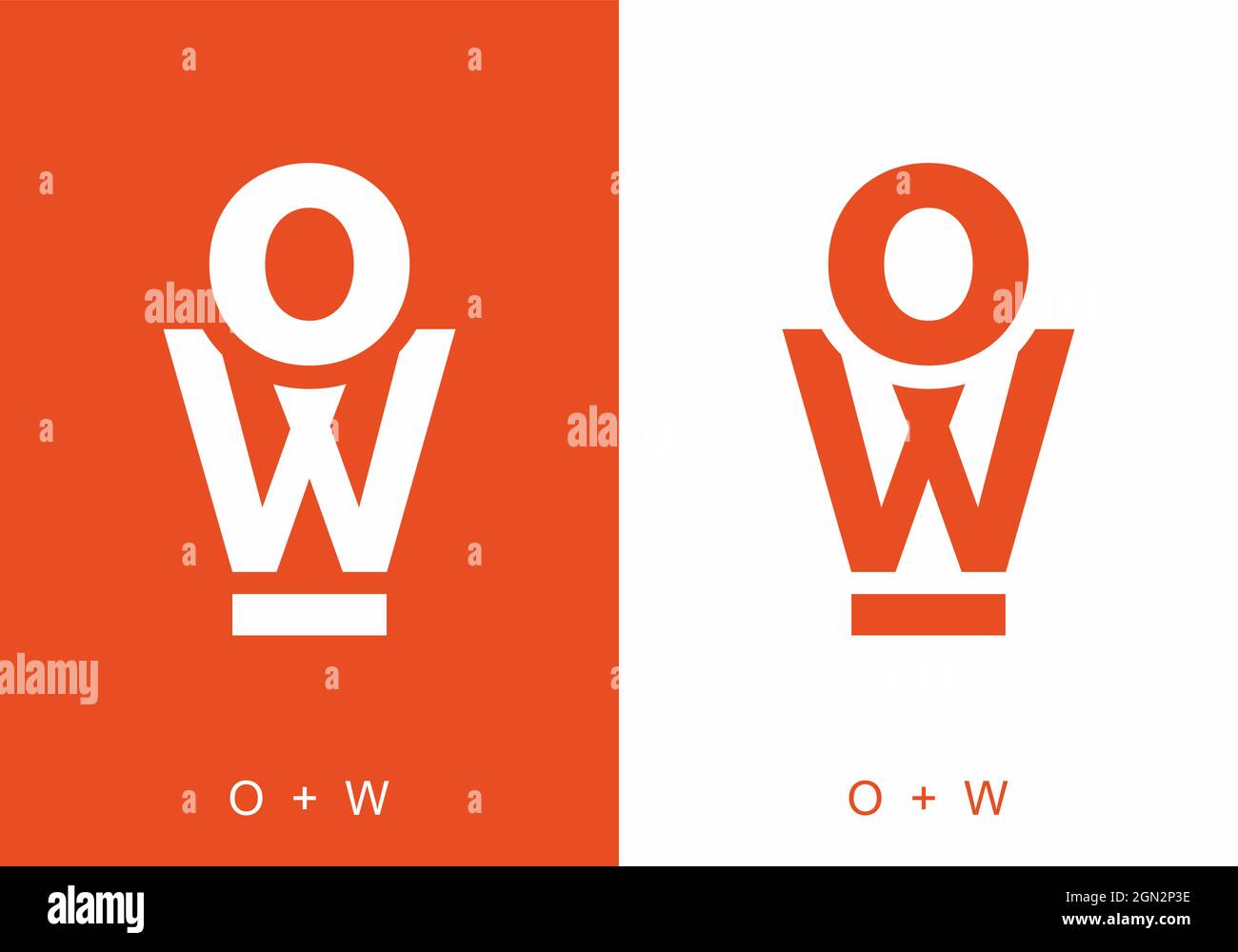 Ow design Stock Vector Images - Alamy