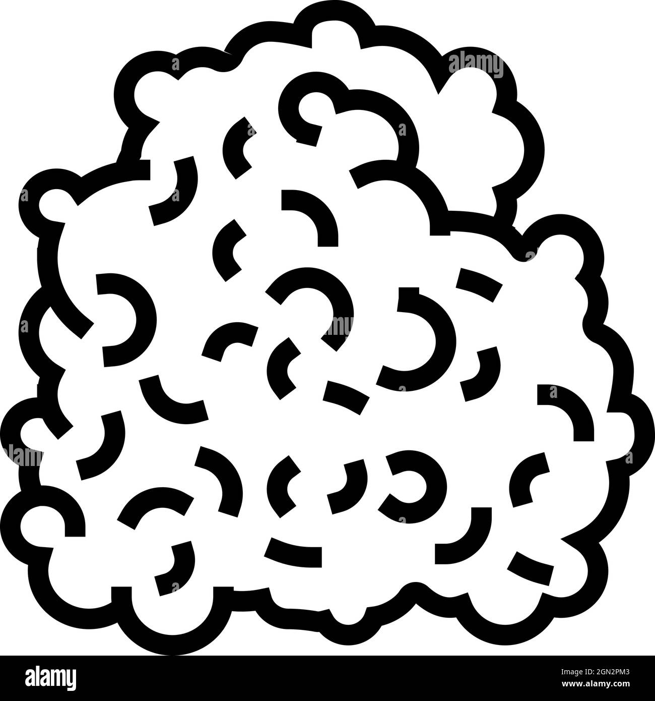 paper pulp line icon vector illustration Stock Vector Image & Art - Alamy