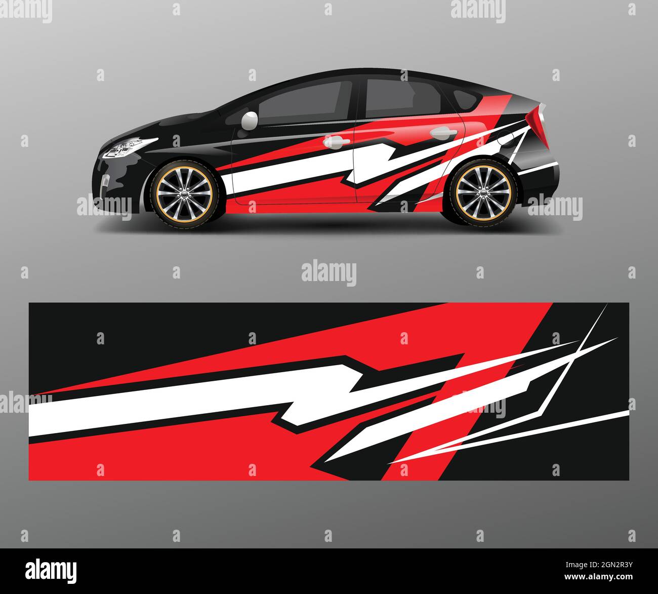 Sport car racing wrap design. vector design template design vector ...
