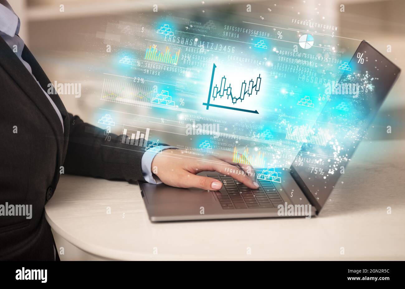 Man watching stock market on hi-res stock photography and images - Alamy