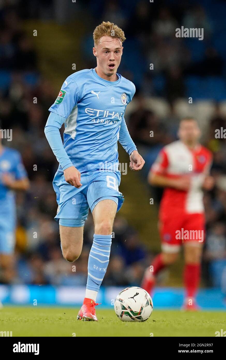 Manchester, UK. 21st Sep, 2021. Cole Palmer of Manchester City during ...