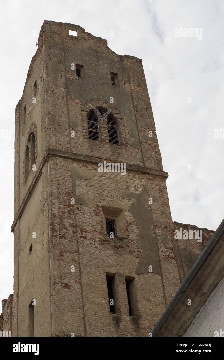 Tower of renaissance Breclav castle is a castle building built on the ...