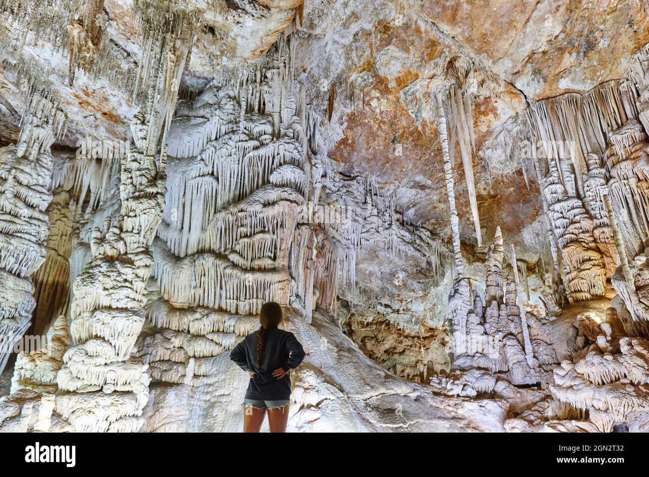 Campanet caves in Mallorca. Geological and mineral. Balearic islands ...