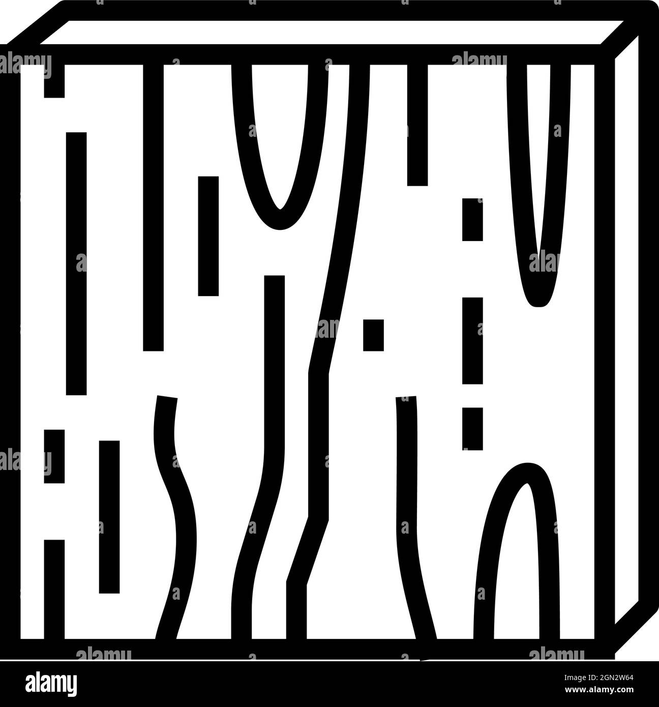 plywood timber line icon vector illustration Stock Vector Image & Art ...