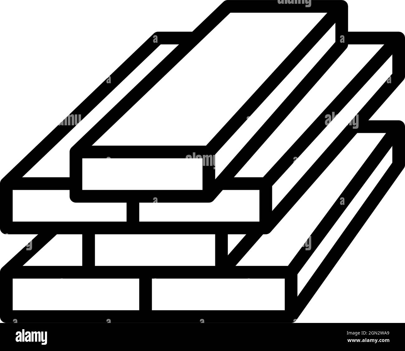 lumber timber line icon vector illustration Stock Vector Image & Art ...