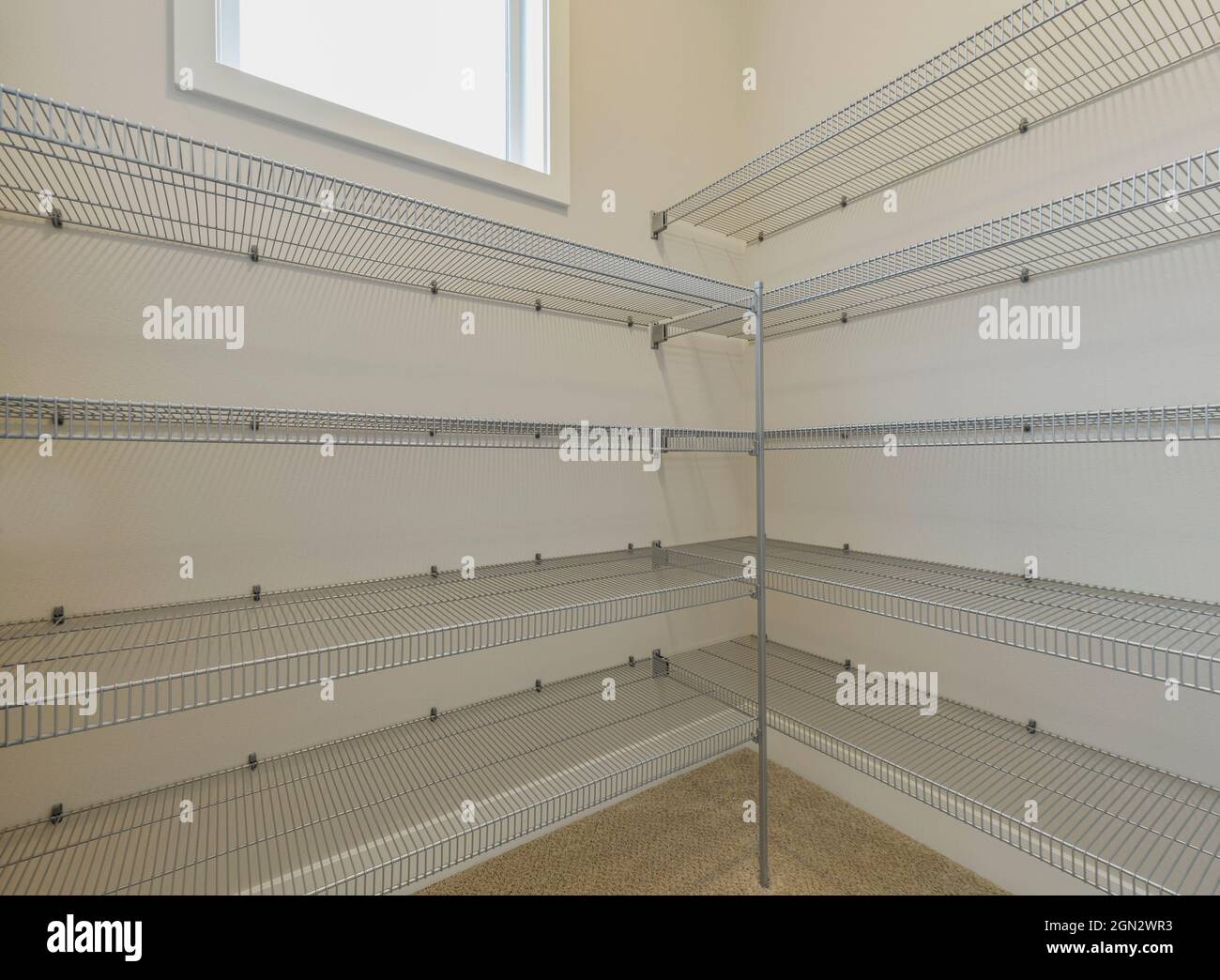 Empty modern shelves hi-res stock photography and images - Alamy