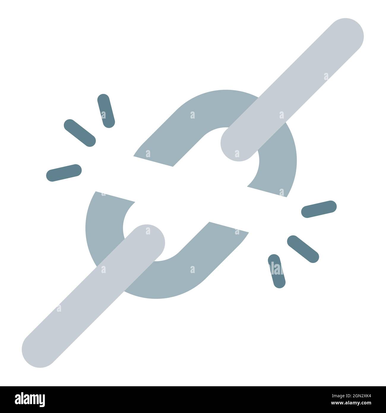 freedom with chain break free single isolated icon with flat style ...