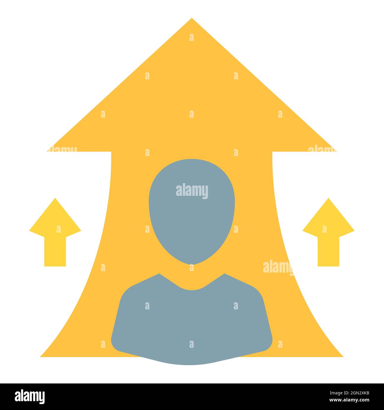 self development with improve ability skill single isolated icon with ...