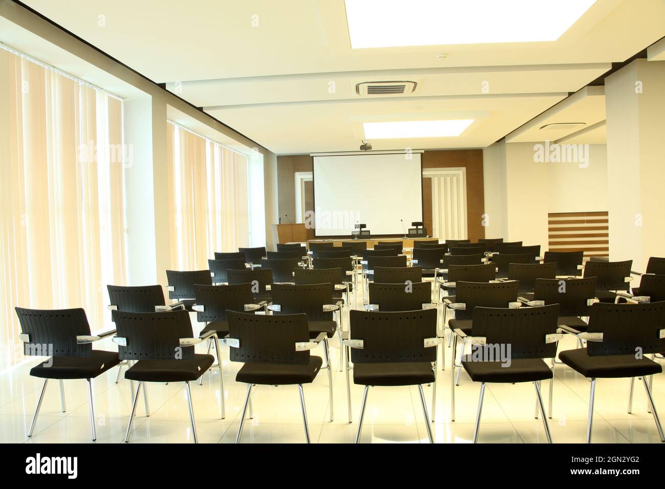 In the meeting room. Empty conference room Stock Photo - Alamy