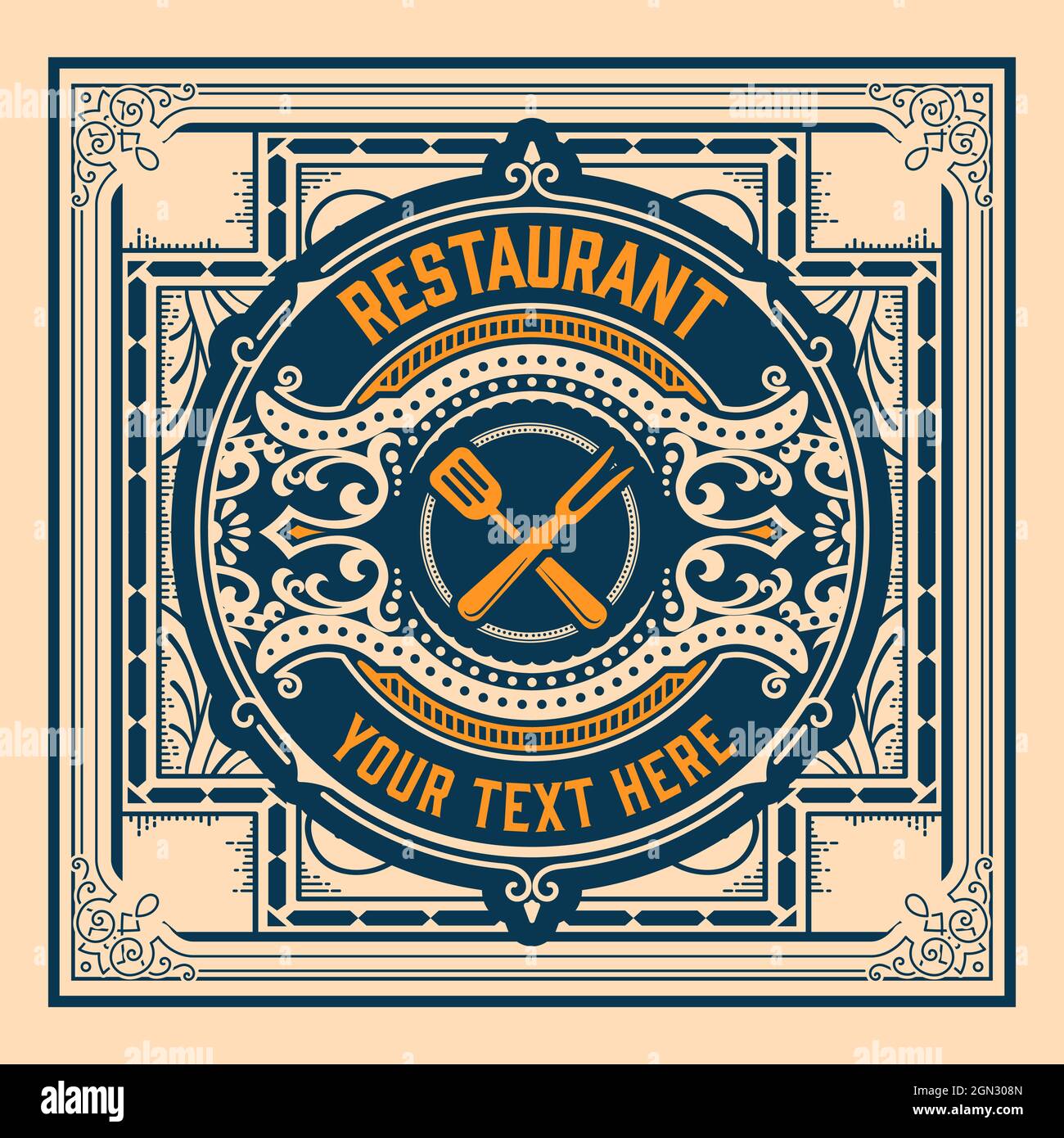 Western card with vintage style Stock Vector Image & Art - Alamy