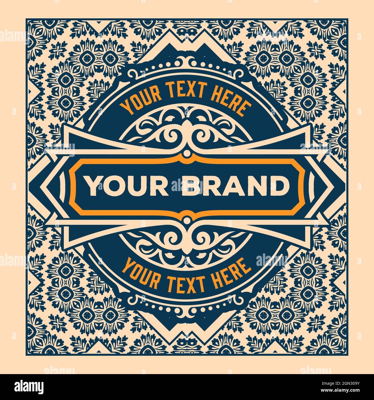 Western card with vintage style Stock Vector Image & Art - Alamy