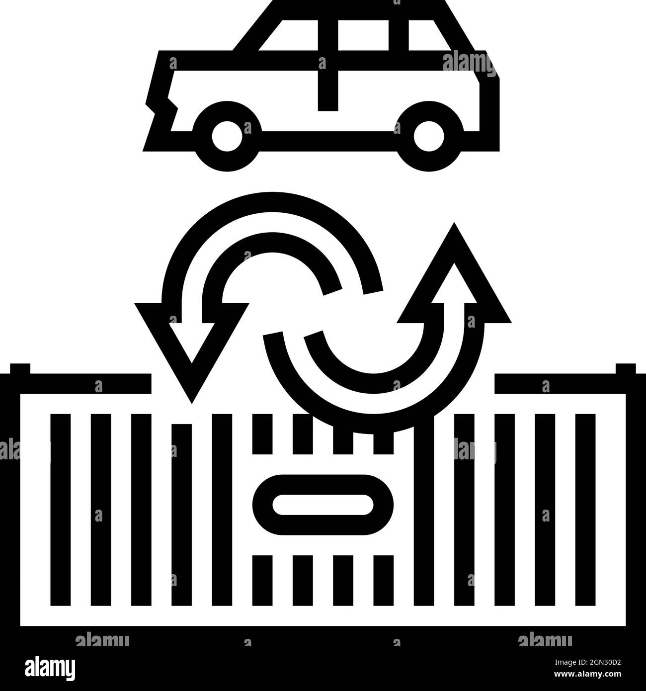 import car line icon vector illustration Stock Vector Image & Art - Alamy