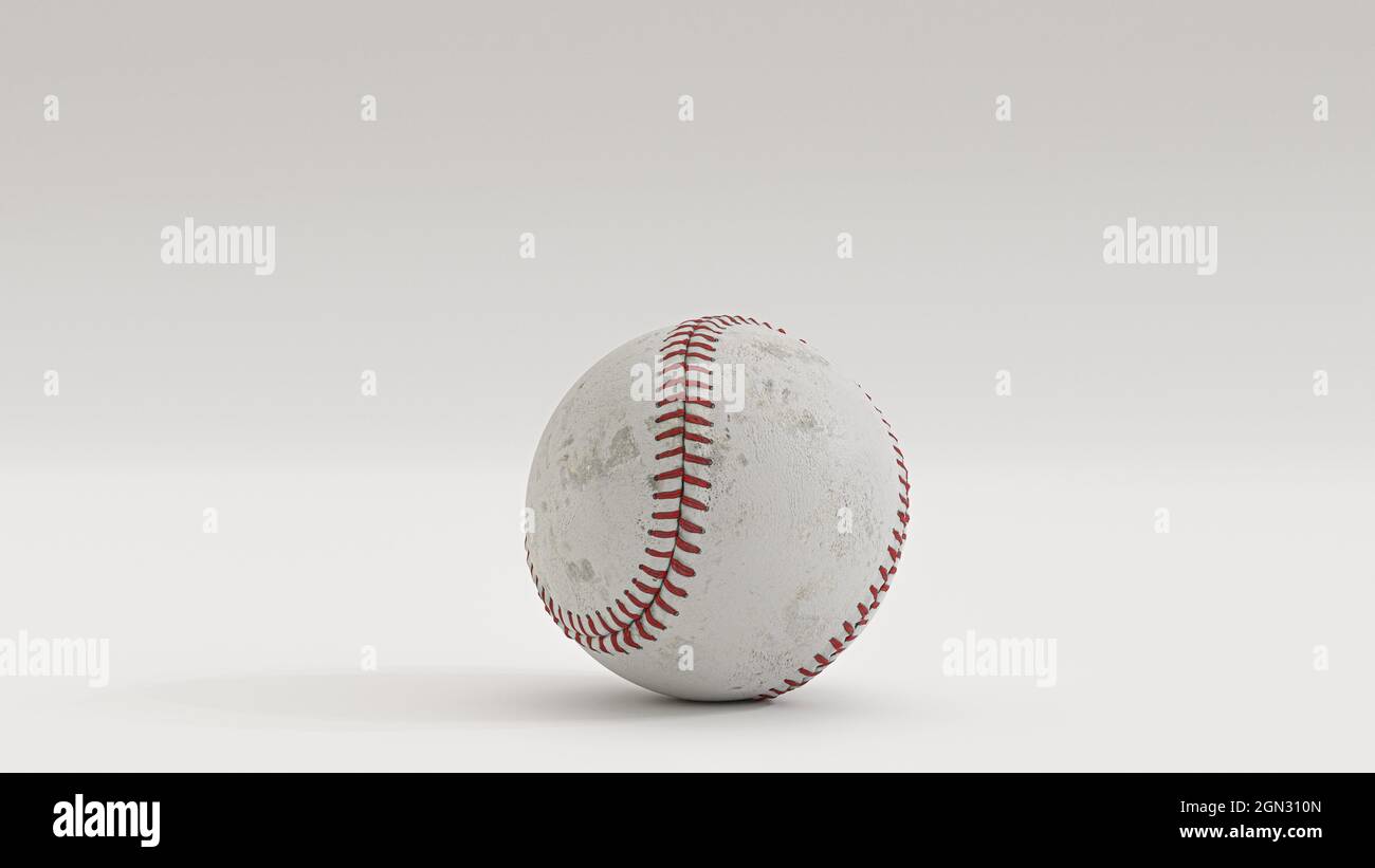 baseball ball isolated on white background 3d illustration Stock Photo ...