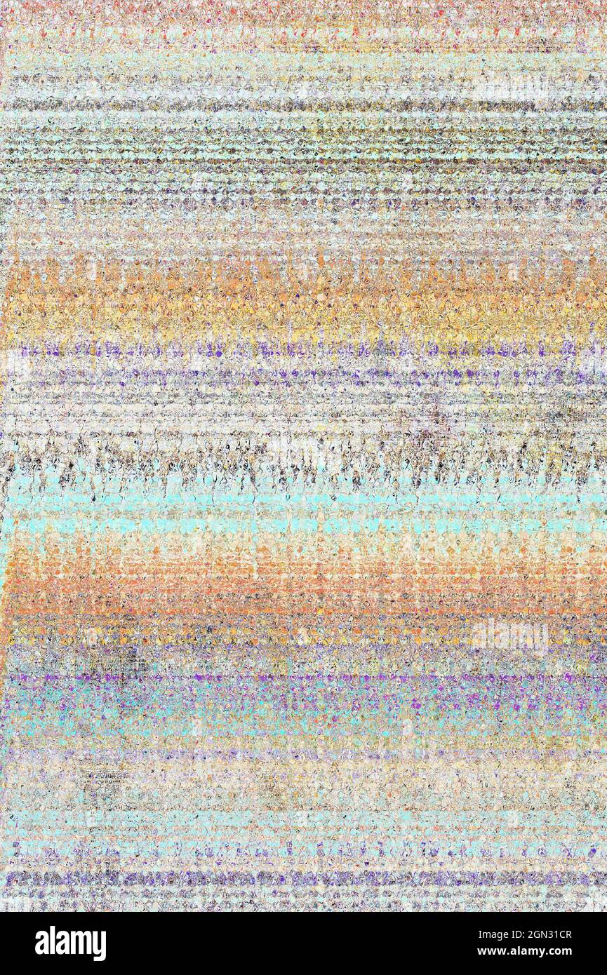 Grunge texture with colorful parallel stripes Stock Photo - Alamy