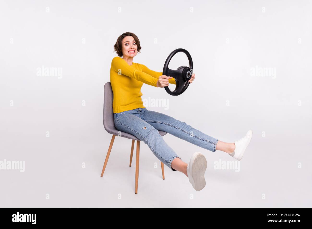 Woman Scared Profile