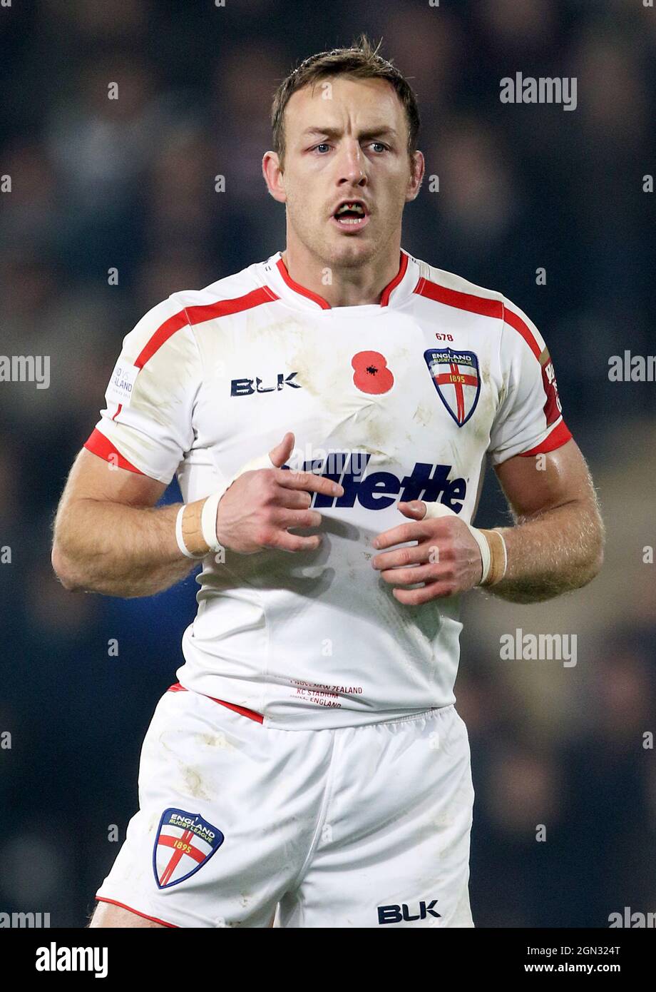 File photo dated 01-11-2015 of England's James Roby. Issue date ...