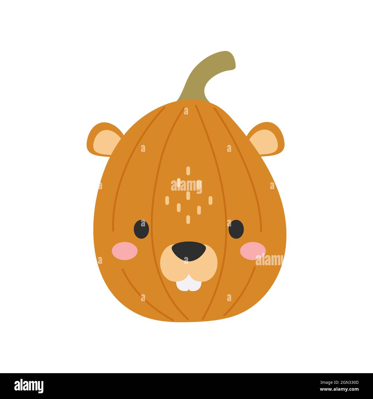 Beaver silhouette cartoon Stock Vector Images - Alamy