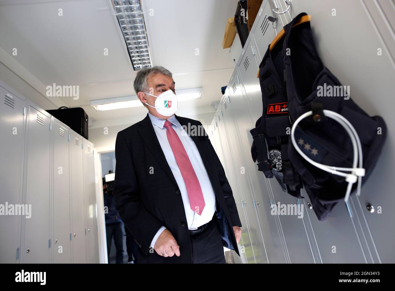 Temporary police station hi-res stock photography and images - Alamy