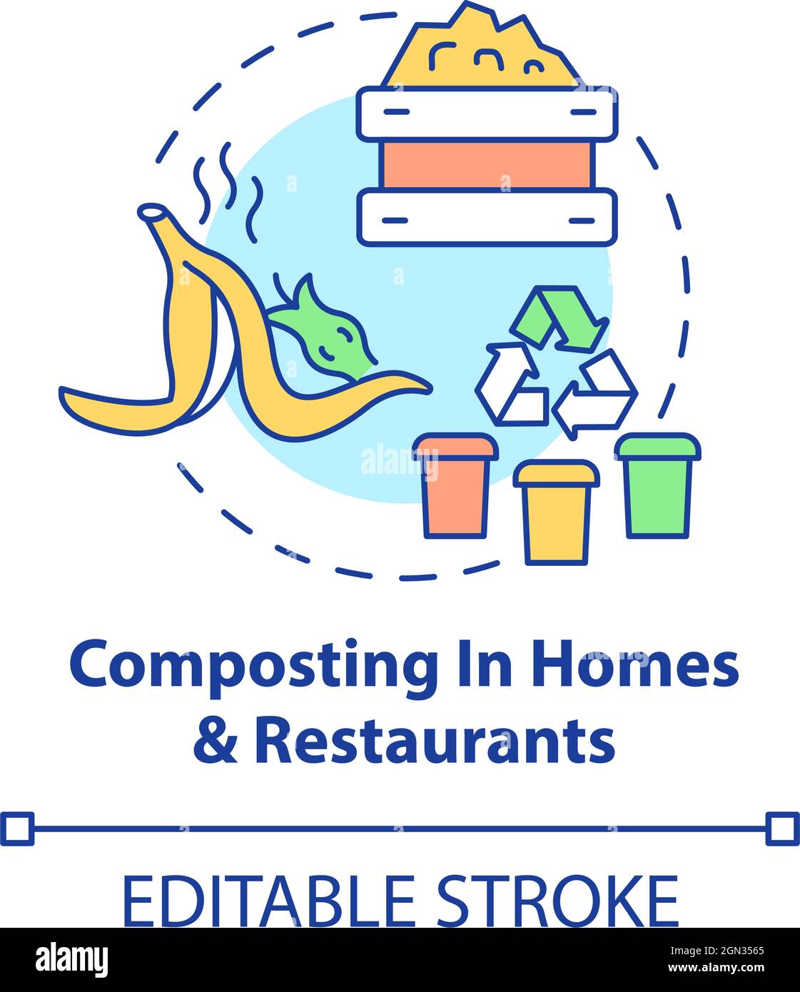 Composting home Stock Vector Images - Alamy