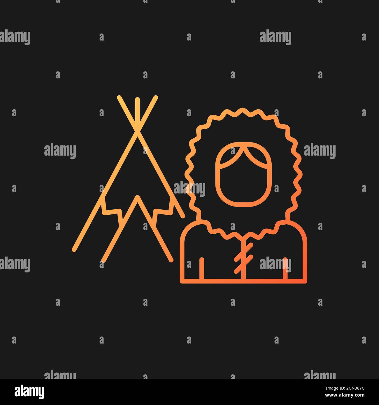 Inuit art canada Stock Vector Images - Alamy