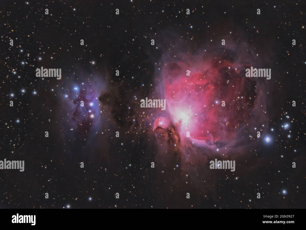 the Great Orion Nebula (Messier 42) imaged with an apochromatic refractor Stock Photo - Alamy